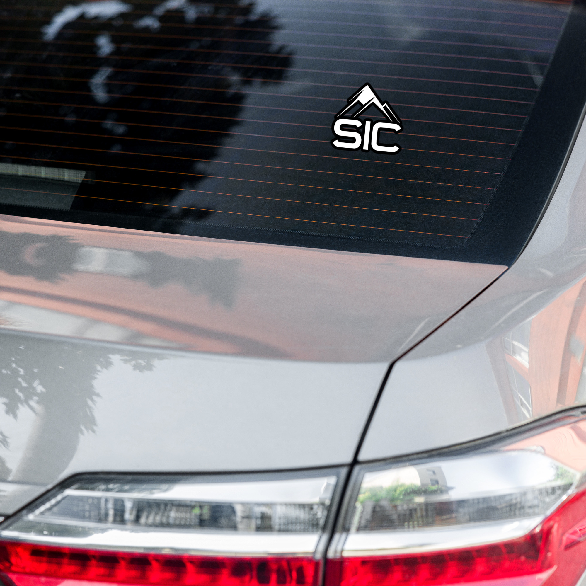 SIC Mountain Logo Sticker – SIC Snowboards